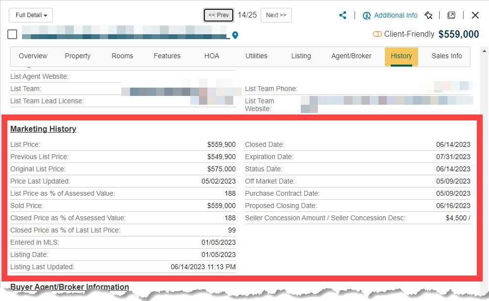 How to see listing and property history information in connectMLS ...
