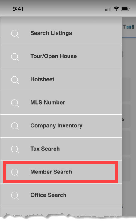 Search for Agents – connectMLS