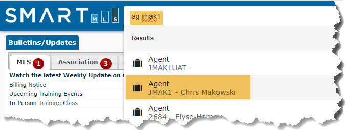 Search for Agents – connectMLS